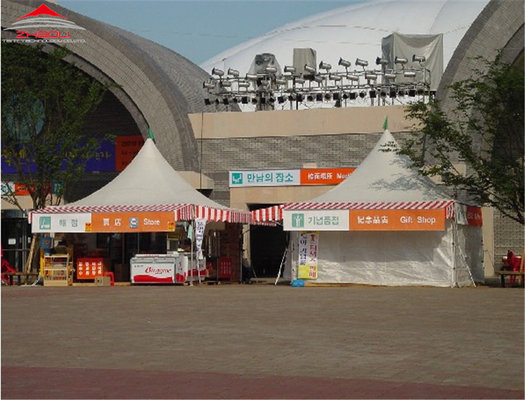 Customized PVC Side Wall Pagoda Party Tent Wind Resistance 80 Km/H