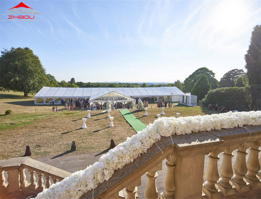 High Security Event Marquee Tent , Aluminum Frame PVC Roof Clear Span Tent