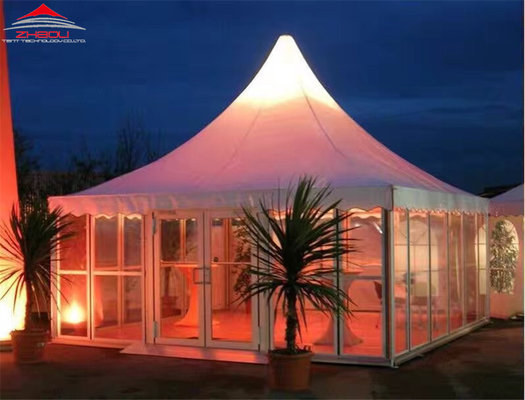 Custom Colorful Waterproof Gazebo Tent With PVC Fabric And Lighting System