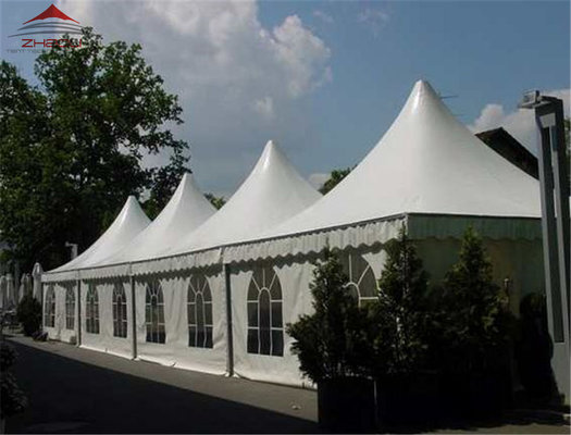Aluminum Frame Waterproof Luxury Gazebo Wedding Party Tent 100 People Capacity