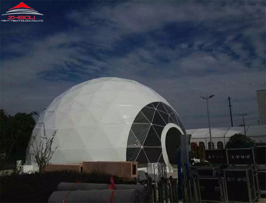 Heavy Duty Large Geodesic Dome Tent For Reception Hall / Supermarket