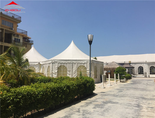 White Outdoor Marquee Party Tent / Small Gazebo Tent For Wedding Party