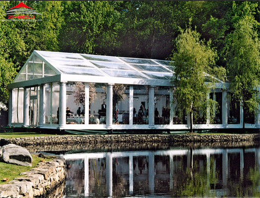 Clear Span Building Indoor Wedding Tents / Colorful Cover Heavy Duty Marquee Tent
