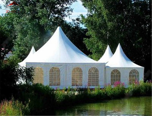 Outdside Folding Gazebo Pagoda Tent 4m X 3m Polyester With Double Side PVC Coated