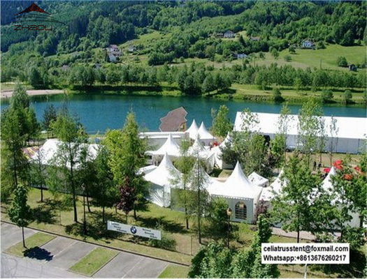 Waterproof Aluminum 3x3 Outdoor Pagoda Party Tent / Foldable Gazebo Tent