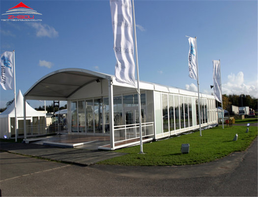 Large Curve Stretch Shape Garden Marquee Tent For Events / Wedding