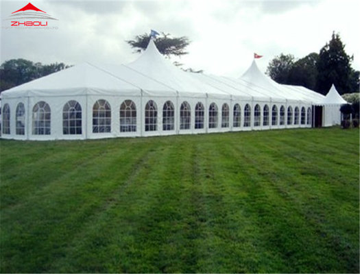 Reusable Decagon High Peak Tent Without Center Pole With Digital Printing