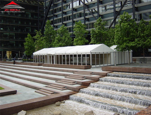 Aluminum Fabric Glass Walls Event Marquee Tent Environmental Protection