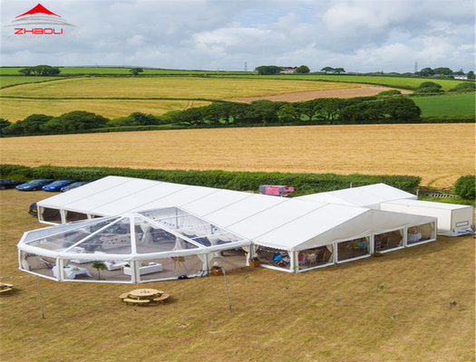Fire - Proof Outdoor 15m X 20m Arc Marquees Easy To Transport And Store