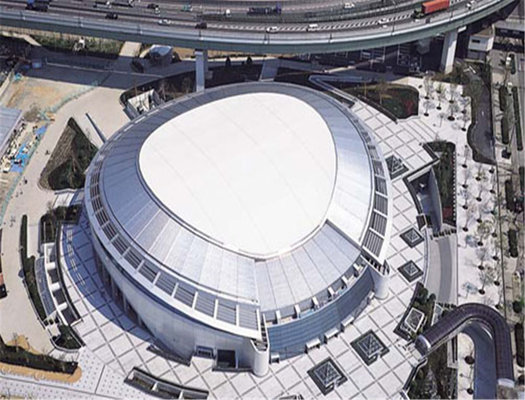 Rainproof Tensile Membrane Structures Allowed Temperature -30 Degree Celsius ~+ 70 Degree Celsius