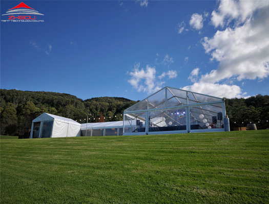 Special Shape High Peak Tent With Chandelier Inside For 500 People