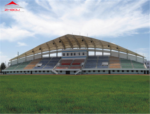 Colorful Roof Temporary Tensile Structures Allowed Temperature -30 Degree Celsius ~+70 Degree Celsius