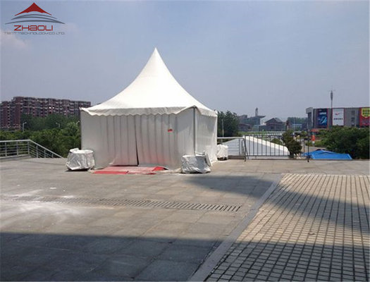 5x5m Outdoor Wedding Pagoda Party Tent White PVC Flame Retardant DIN4102 B1 M2 B1