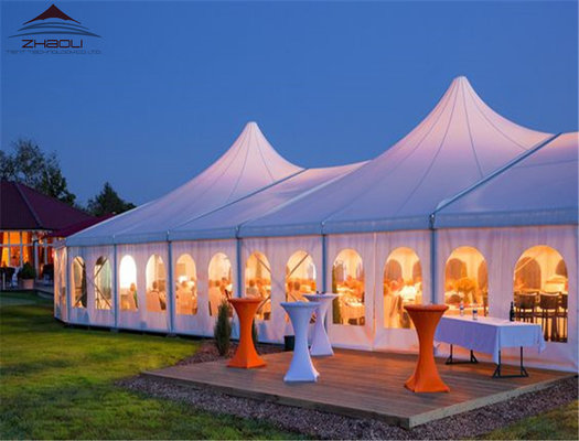 500 Person Luxury Wedding Marriage Big Marquee Tent Fire Retardant PVC Coated