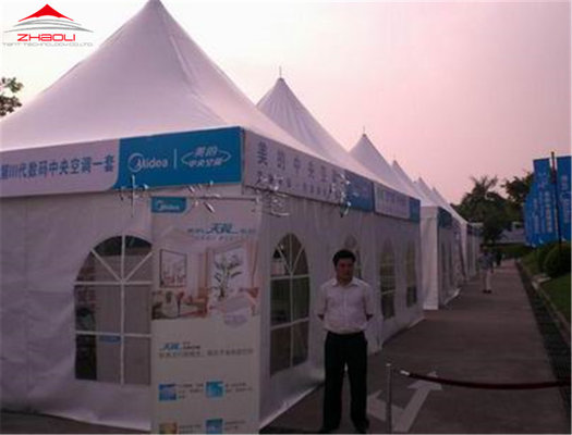 200 People Commercial Folding Pagoda Party Tent / Waterproof Gazebo Tent