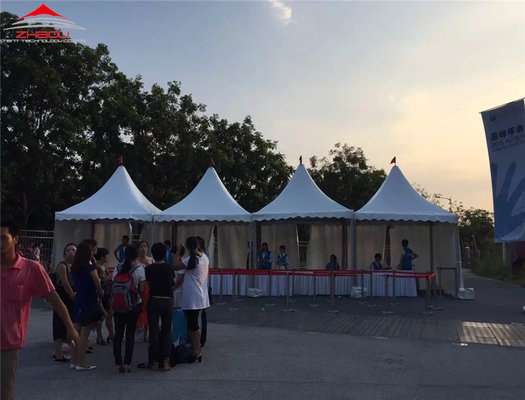 5x5m Event Pagoda Party Tent For Exhibition Flame Retardant DIN4102 B1 M2 B1