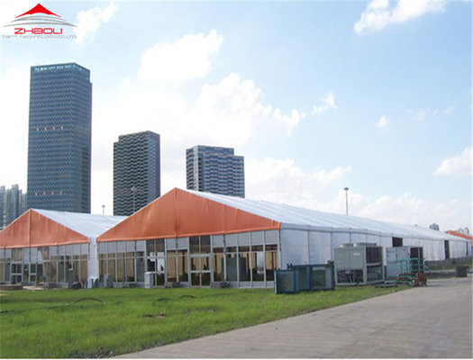 1000 People Wedding Marquee Tent With Transparent Glass Sidewalls