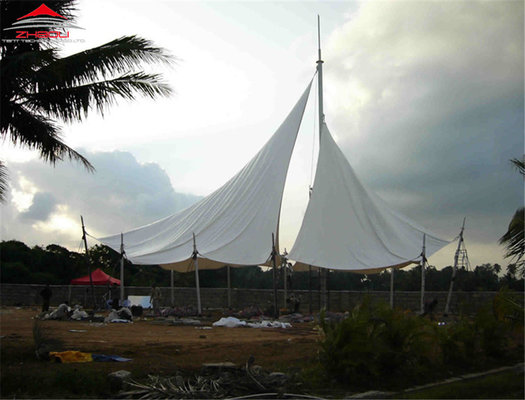 Customized Landscape Tensile Membrane Structures Easy To Clean B1 M2 CE