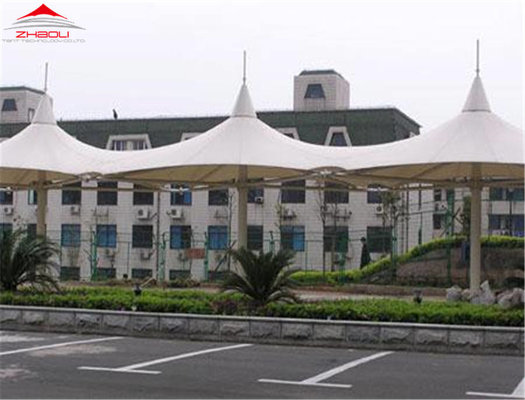 Aluminum Alloy Tensile Membrane Structures For Train / Bus Station