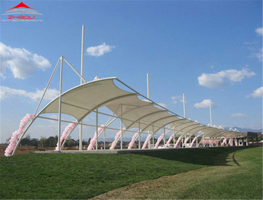 Reusable Tensile Membrane Structures For Commercial Facilities ISO 9001 Certified