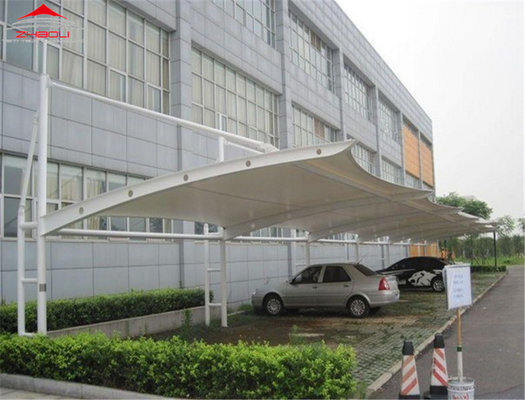 Fire Safety Iron Tensile Membrane Structures Architecture Self - Cleaning Ability