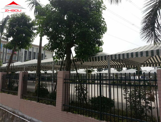 Outdoor Durable Aluminum Car Parking Tent 950gsm PVC Roof Fabric