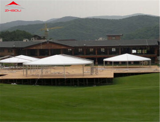 8000 People Garden Marquee Tent / Big Polygon Tent With AC For Events And Concert