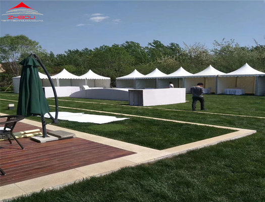 Unique Shape 3x3m Aluminum Gazebo Tent Easy And Speedy To Install
