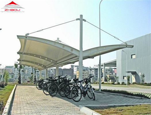 Flame Retardant Movable Tensile Structure Car Garage Tent / Car Parking Shed