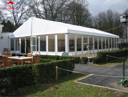 Fire Safety Glass Wall Event Marquee Tent For Weddings And Gatherings