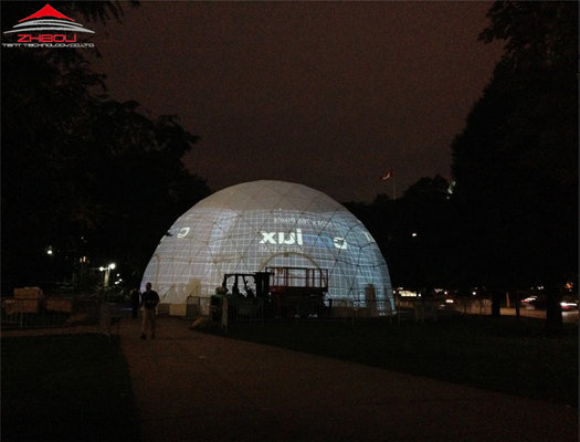Durable Geodesic Dome Tent With Clear Pvc Fabric For Personal Party