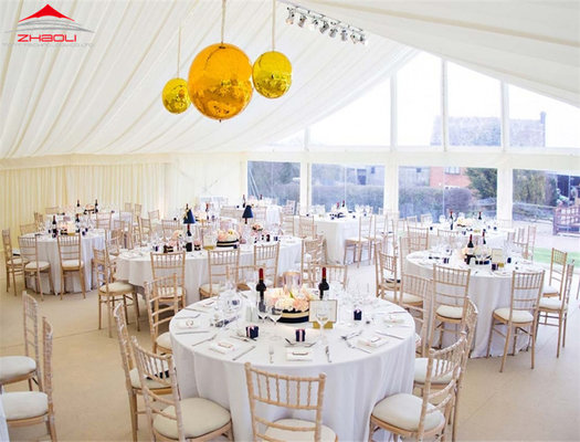 1000 Seaters Outdoor Event Tent With ABS Glass Walls / Large Party Tents