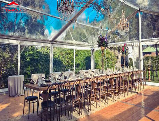 20x50m Large Event Football Winter Cold Weather Tents With Transparent Sidewalls