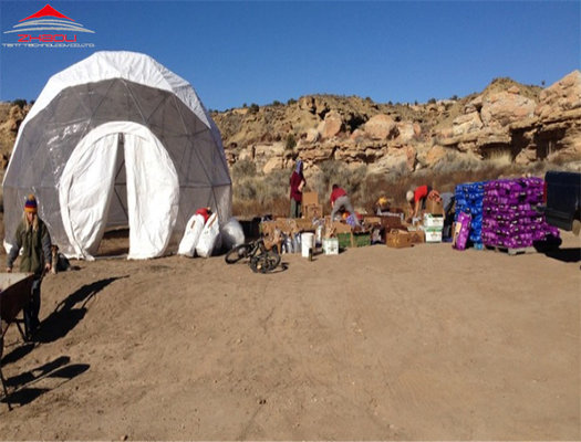 Customized Geodesic Dome Tent For Camping , Auto Show , Exhibition
