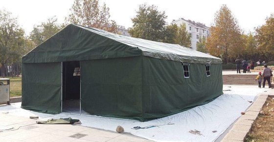 6m Camouflage Military Relief Tents With Fabric Wall Sun Shading