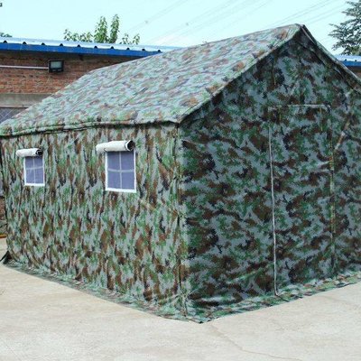6m Camouflage Military Relief Tents With Fabric Wall Sun Shading
