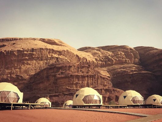 0.8mm Transparent Fabric Round Hotel Tent For Event Easy Installation