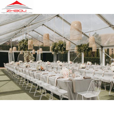 Water Resistant Outdoor Event Tent Logo Plus Standard For Large Wedding Party