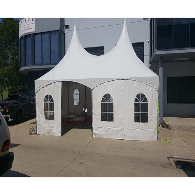 Movable Garden Party Tent / Waterproof Gazebo Tent No Pole Inside