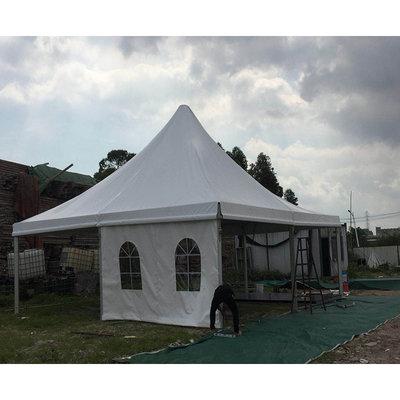 Movable Garden Party Tent / Waterproof Gazebo Tent No Pole Inside