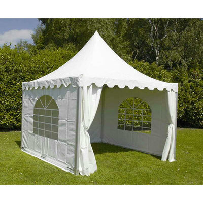 Movable Garden Party Tent / Waterproof Gazebo Tent No Pole Inside