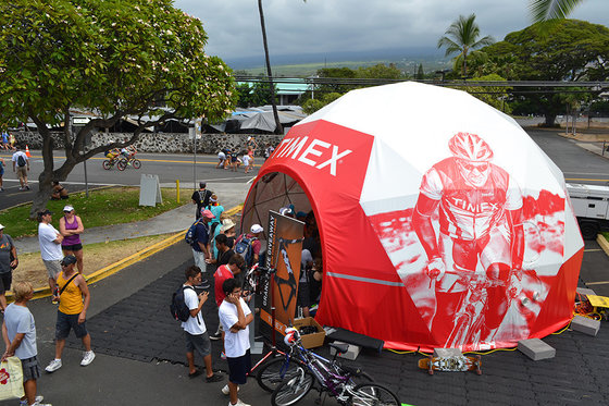 White Diy Pictures Outdoor Spherical Tent With Sports Advertisement And Business Logo