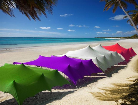 PVC Fabric Colorful Waterproof Stretch Tent For Hiking And Camping