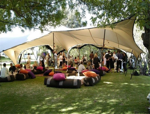 PVC Fabric Colorful Waterproof Stretch Tent For Hiking And Camping