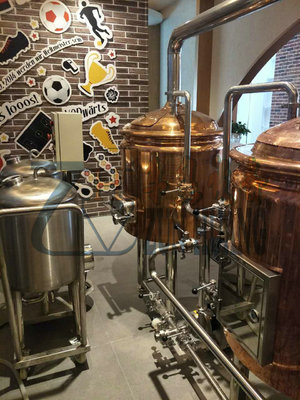 Micro small red copper brewing qipment  200L home brew machine