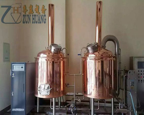 Micro small red copper brewing qipment  200L home brew machine
