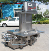 High quality single-head stainless steel beer keg filling and washing machine