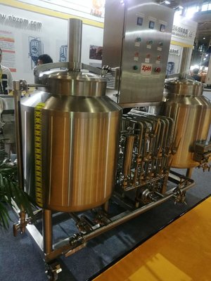 Stainless steel beer brewing equipment micro brewery 100L, 200L, 300L 500L, 1000L per batch