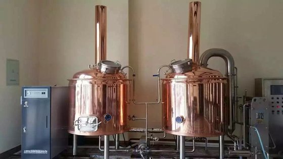micro pub/hotel/Restaurant craft Red copper mash tanks  equipment micro beer brewery