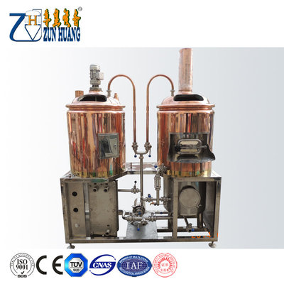 Large capacity 500L1000L  Hotel/pub red copper beer making machine micro beer brewing equipment  for sale